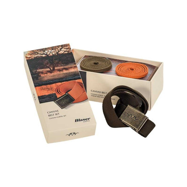 Blaser Canvas Belt Set – Wildstags.co.uk
